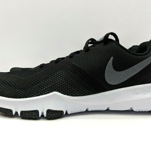 Nike | Shoes | Nike Flex Control Ii 4e Wide Black Grey White Wide ...